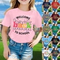 Back To School Shirts for Girls Kindergarten Pre K First Grade Trendy ...