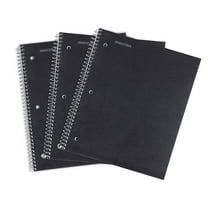 Spiral Durable Notebooks, 3 Pack (1 Subject, Wide Ruled) - Walmart.com