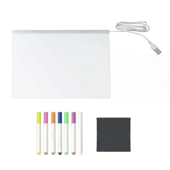 Cosmody LED Drawing Board with 12 Color Pens, Cosmody LED Board with ...