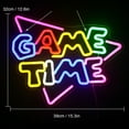 CADODIS Gaming Time Neon Sign Gamepad LED Light Gaming Gamer Wall Decor ...