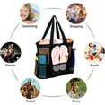 Utoimkio Mesh Beach Bag Portable Beach Tote Bags Sandproof Swimming ...