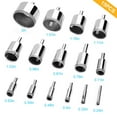 15 Pcs Diamond Drill Bits for Ceramic, Diamond Hole Saw Drill Bit Set ...