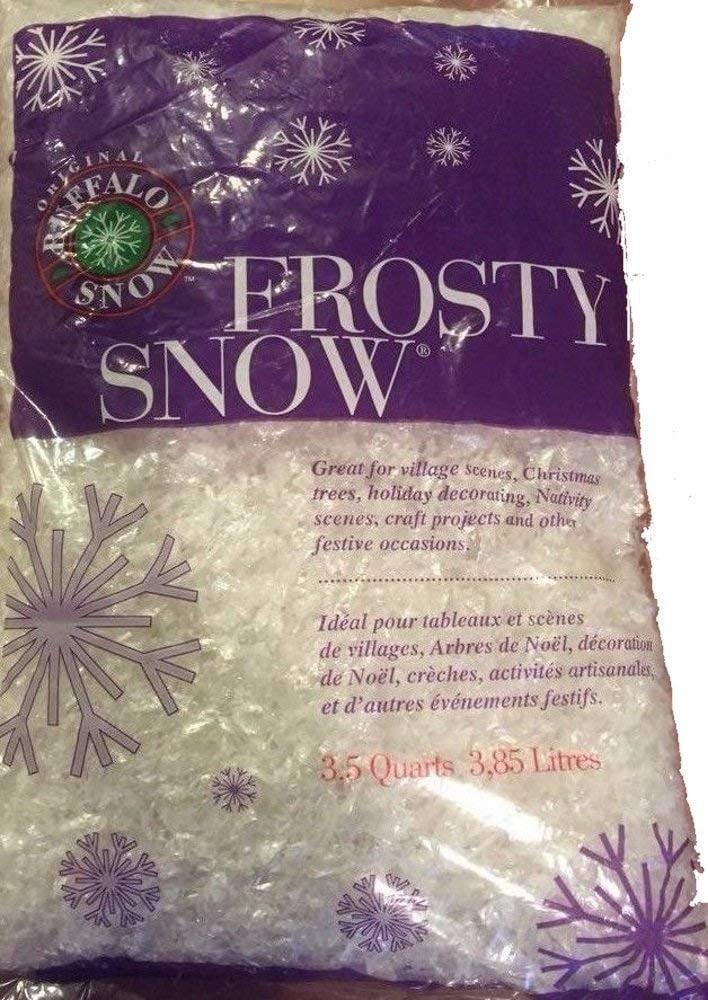 Frosty Snow Flakes Artificial Fake Snow for Crafts 3.5 Quart - Walmart.com