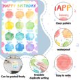 1Set Reusable Happy Birthday Chart Posters Birthday Chart Calendar for ...