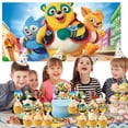 Special Agent Oso Birthday Party Decor Set - 5x2.3ft Backdrop Banner ...