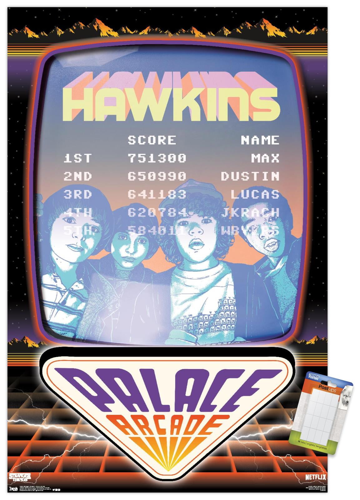 Netflix Stranger Things: Season 2 - Palace Arcade Wall Poster, 14.725 ...