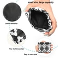 Black White Pixel Art Women's Coin Purses Change Pouches Wallets Makeup ...
