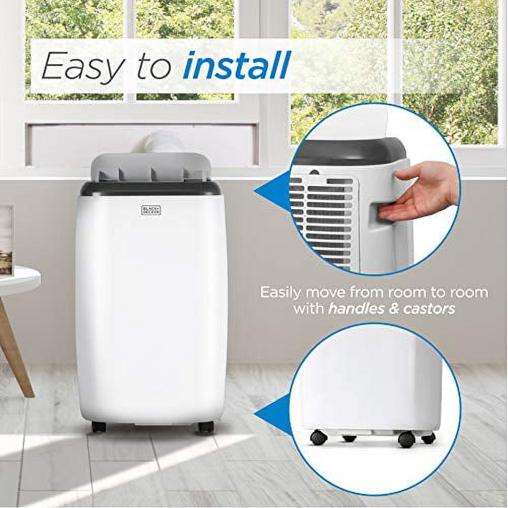 Black Decker Bpp10wtb 10 000 Btu Sacc Cec 14 000 Btu Ashrae Portable