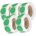 15 Rolls Sticker Label Colored Tabs Circle Stickers Color Stickers ...