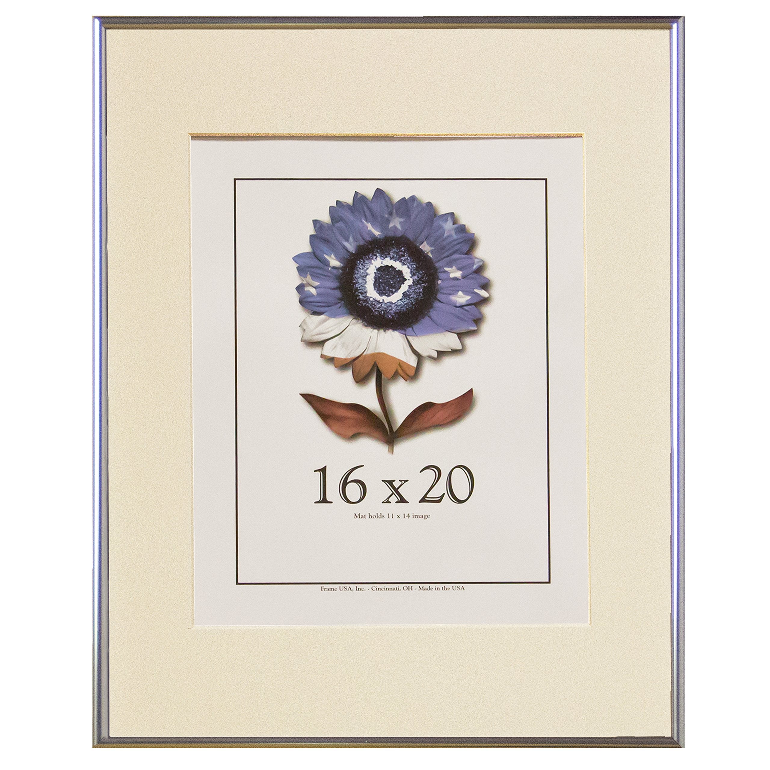 Frame USA 16" x 20" Aluminum Picture Frames, Silver - Walmart.com