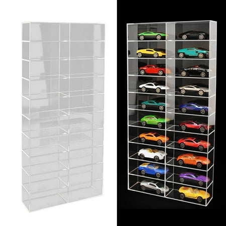 Baohd Clear 1/64 Model Car Stand Model Display Case Display Display ...