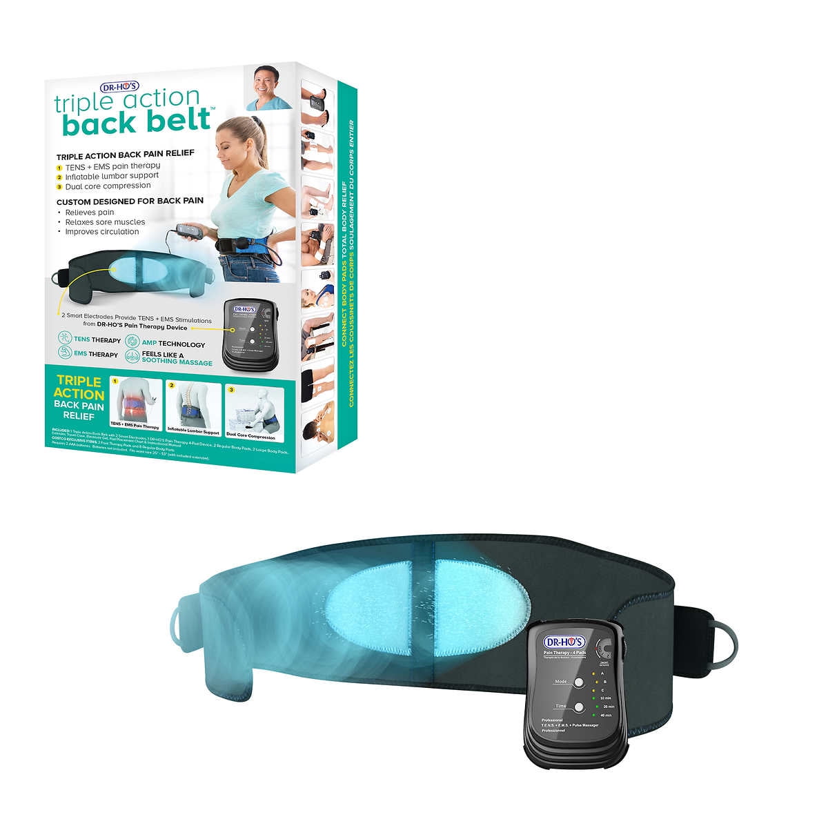 Click here for Dr-Hos Triple Action Back Belt Ultimate Package prices