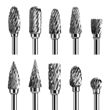 6PCS Carbide Burrs Set, Fine Carving Tungsten Carbide Burrs, Carbide ...