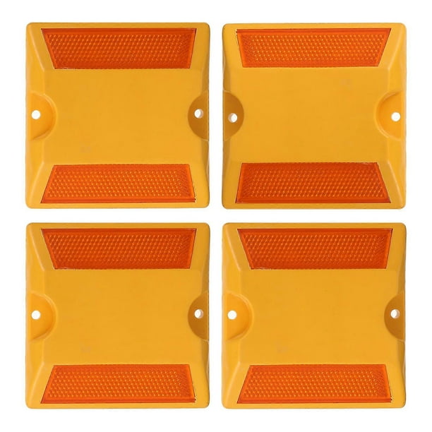 4pcs Highway Road Deceleration Plate Buffer Pad Speeds Limit Reflective ...