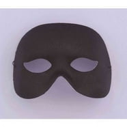 Black Satin Domino Mask - Walmart.com