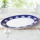 Sofia Home Large Oval Indigo Stoneware Serve Tray by Sofia Vergara ...