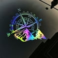 Lylong Car Accessories Diy Car Auto Truck Hood Side Body Vinyl Compass Graphics Decal Emblem
