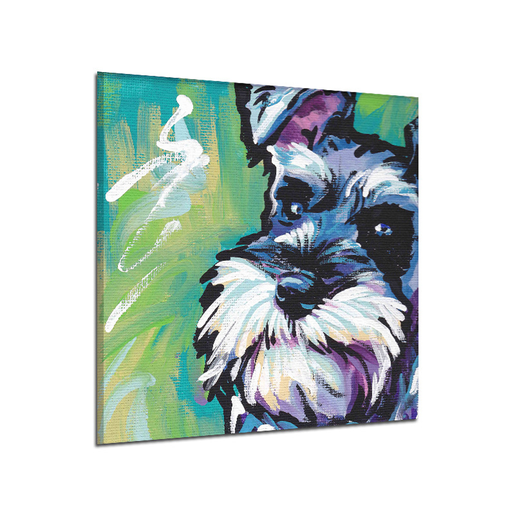 Large Wall Decor Dog Oil Paintings Canvas Prints Poodle Wall Decor for ...