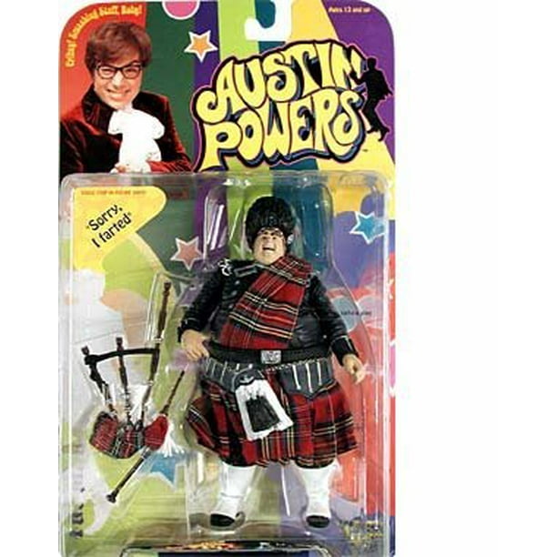 Austin Powers Fat Bastard (paquete angustiado) Figura de acción AUSTIN ...