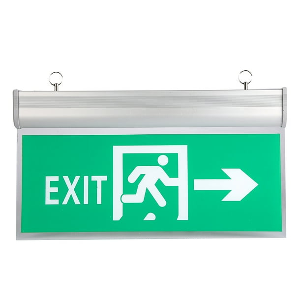Exit Lighting Sign, Right LED Exit Sign, For Hotels Shopping Malls ...