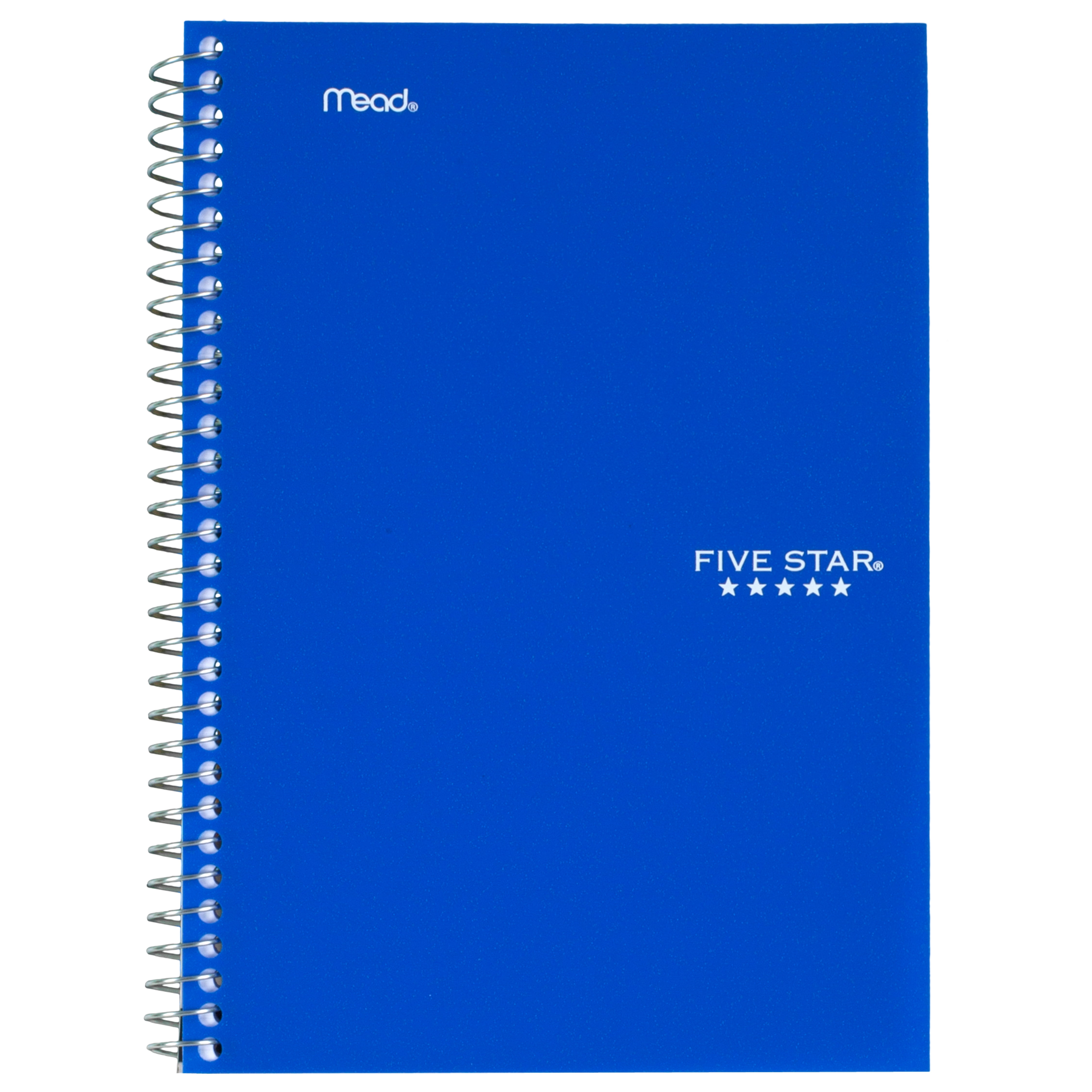 Five Star Notebook 2 Subject College Ruled 6 X 9 5 In Blue 72287