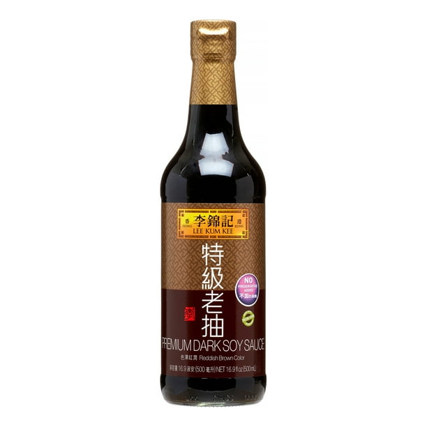 Lee Kum Kee Premium Dark Soy Sauce, 16.9 fl oz - Walmart.com - Walmart.com