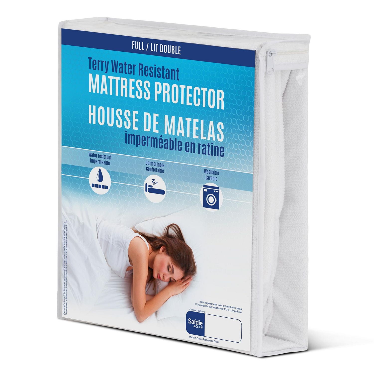 Click here for Safdie & Co. Mattress Protector Q Waterproof White prices