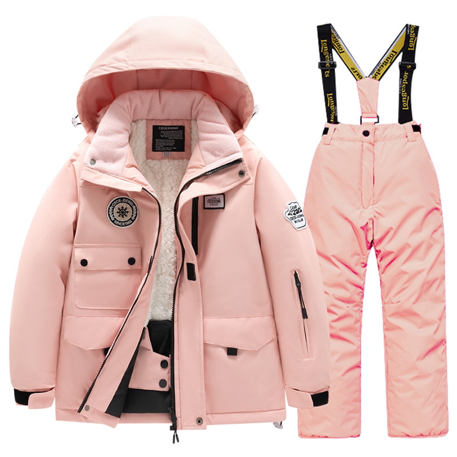 Click here for Xfvqtps Kids Boys Girls Ski Jacket And Same Color... prices