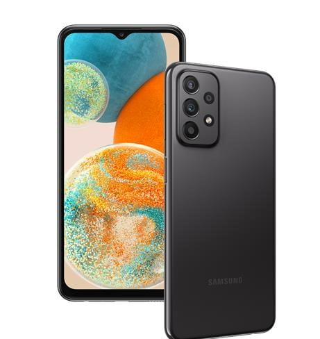 Boost Mobile Samsung A23 5G, 64 GB, Black - Prepaid Smartphone ...