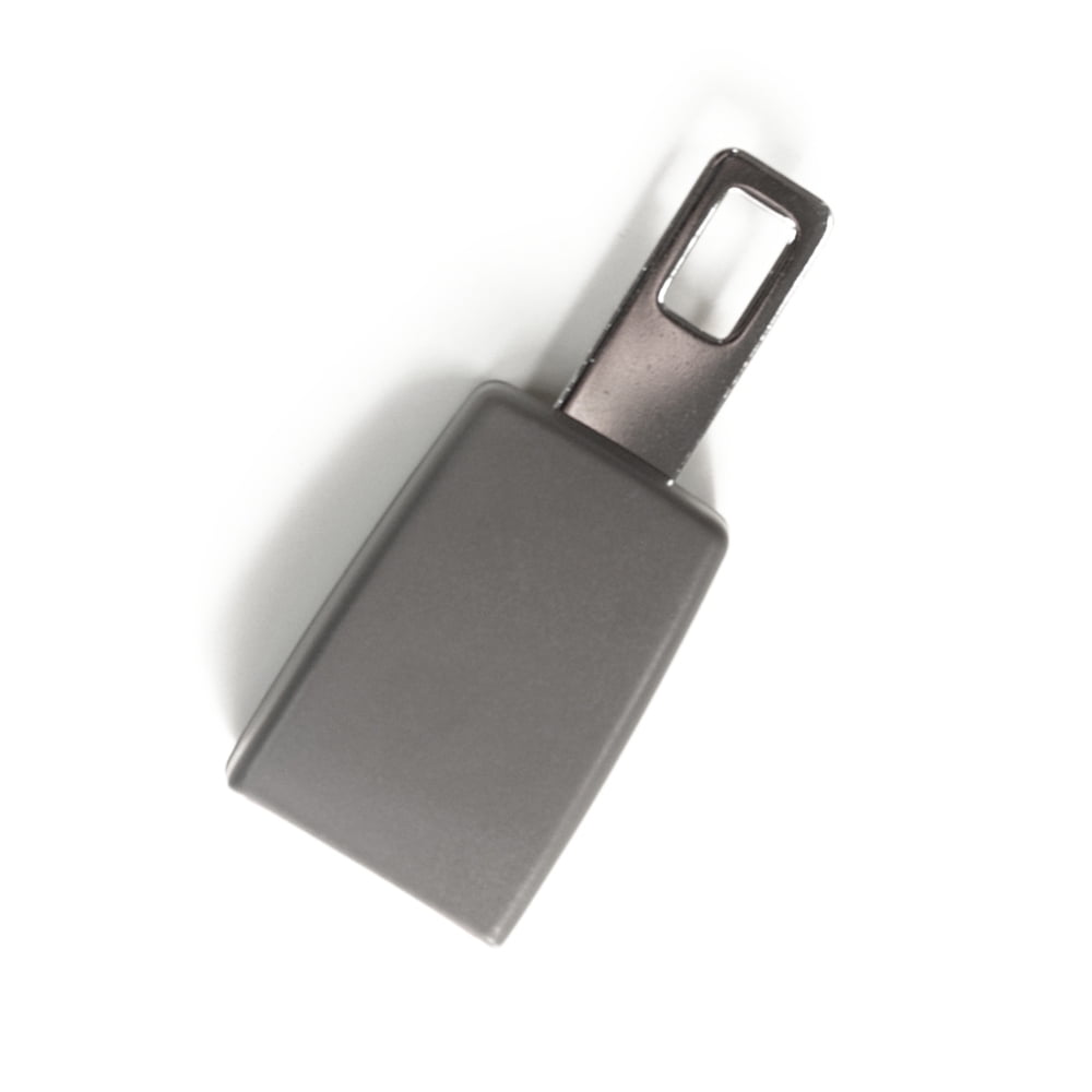 E4 Safety Certified Rigid Seat Belt Extension Type S Gray 3 Inches