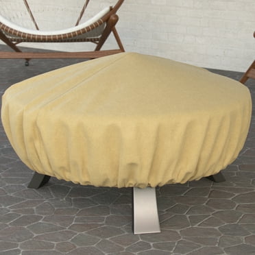 Two Dogs 48" Fire Pit Cover - Khaki - Walmart.com