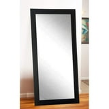 Matte Black Framed Floor Leaning Tall Mirror 32''x 71'' - Walmart.com