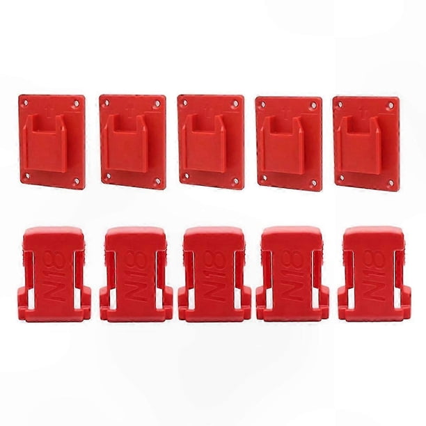 18V Battery Tool Holder with Wall Mount Brackets for Power Tools ...