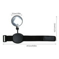 360 Degree Adjustable Bike Rearview Wristband Rear View Arm Wear ...
