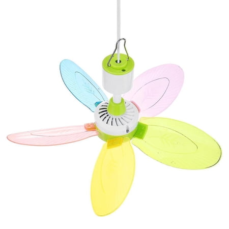 Ceiling fans 9w colofful silent mini portable ceiling fans mosquito net ...