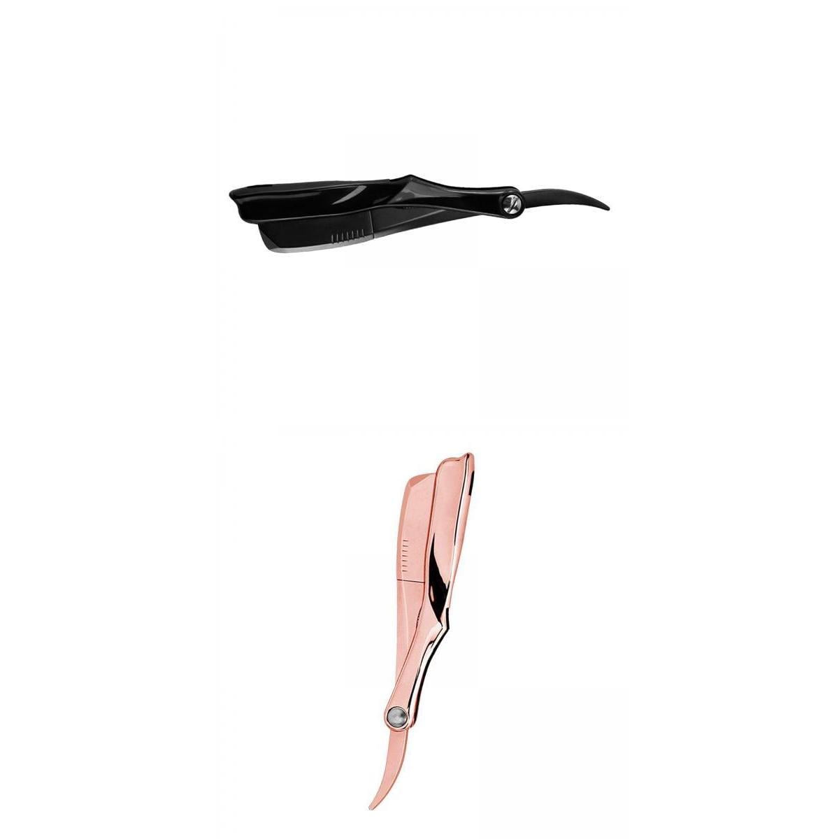 Barber Straight Razor,Folding Manual Blade Replaceable Straight Razor,Retro Plastic Handle ...