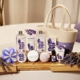 Bath Gift Set for Women - 11 Pcs Lavender Body Spa Basket, Holiday ...