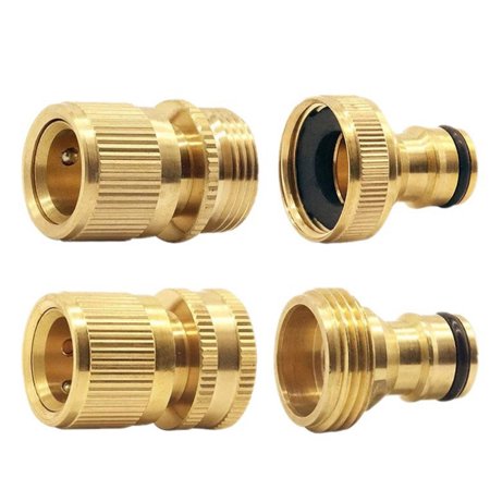 Surrme Garden Hose Expandable Male and Female Adapters Connectors ...