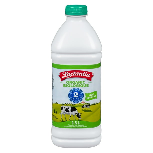 LACTANTIA ORGANIC MILK 2% 1.5L, LACT MLK ORG 2% 1.5L - Walmart.ca