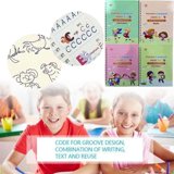 4 Pack Practice Copybook That Can Be Reused, Calligraphy Set for Kids ...