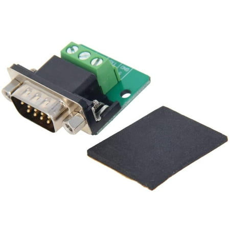 Fielect DB9 Breakout Connector to Wiring Terminal RS232 D-SUB Male Serial Adapters Port Breakout ...
