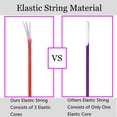 1mm Stretchy Bracelet String, Sturdy Rainbow Elastic String Elastic ...