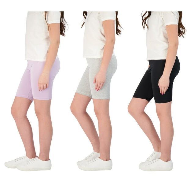 Hind Girls 3 Pack Active Bike Shorts, Size 5-16 - Walmart.com