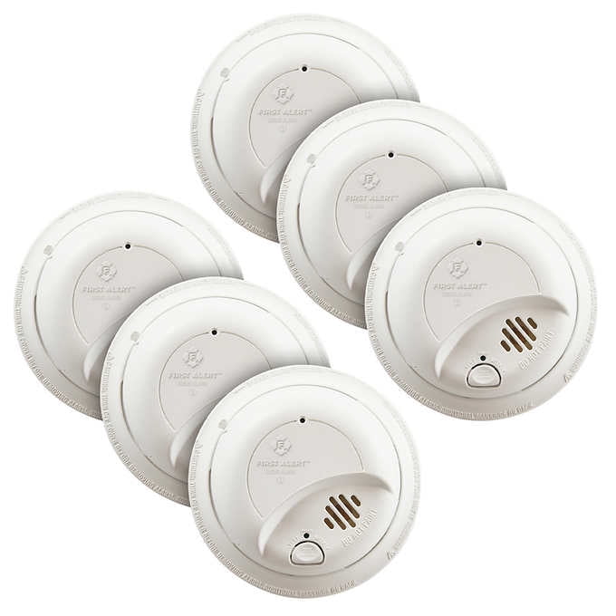 First Alert Hardwired Smoke Alarm, 6-pack - Walmart.com First Alert Hardwired Smoke Alarm, 6-pack - Walmart.com