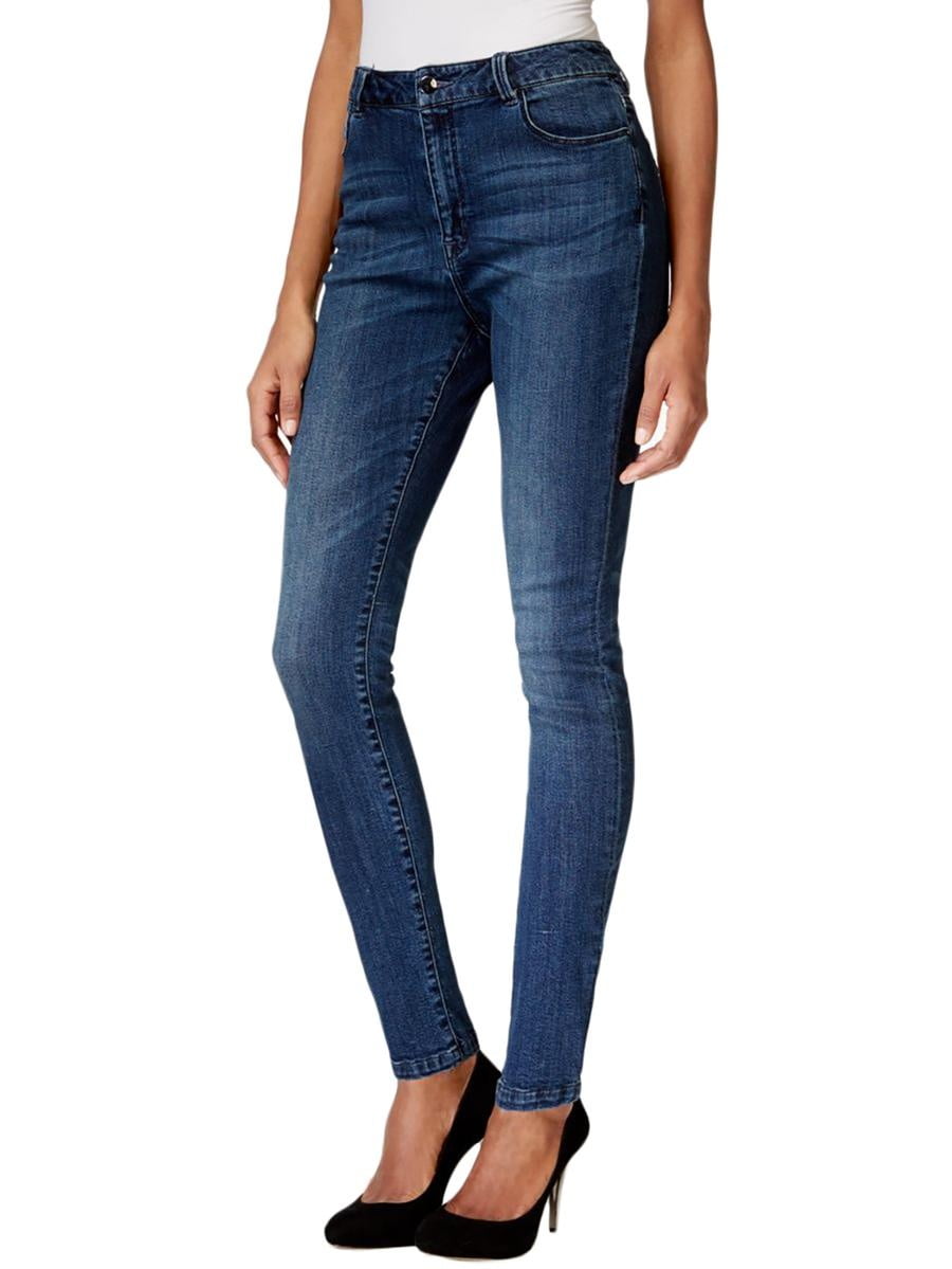 Nanette Lepore Womens Gramercy Denim High Rise Skinny Jeans - Walmart.com