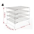 4-Tier 304 Stainless Steel Stackable Baking and Cooking Cooling Rack ...