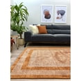 Alfa Rich 3x5 Burnt Orange Area Rugs for Living Room Bedroom Cotton ...