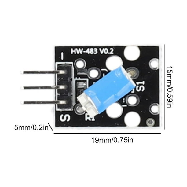Sensor de interruptor KY-020 Módulo de inclinación Módulo de ángulo de inclinación de 3 pines ...