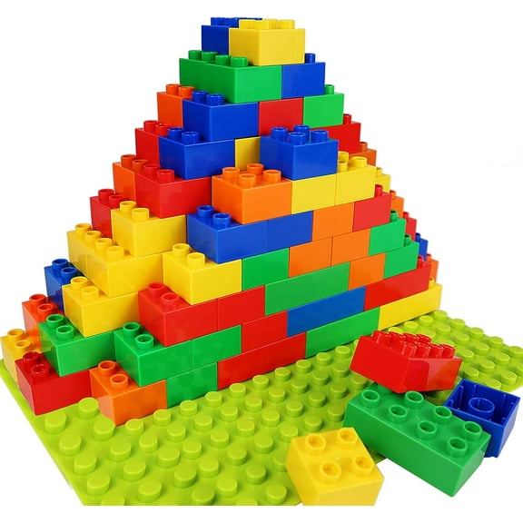 BiggoBlocks Jumbo Blocks, Large Building Blocks for Kids Ages 3-8, 48 ...