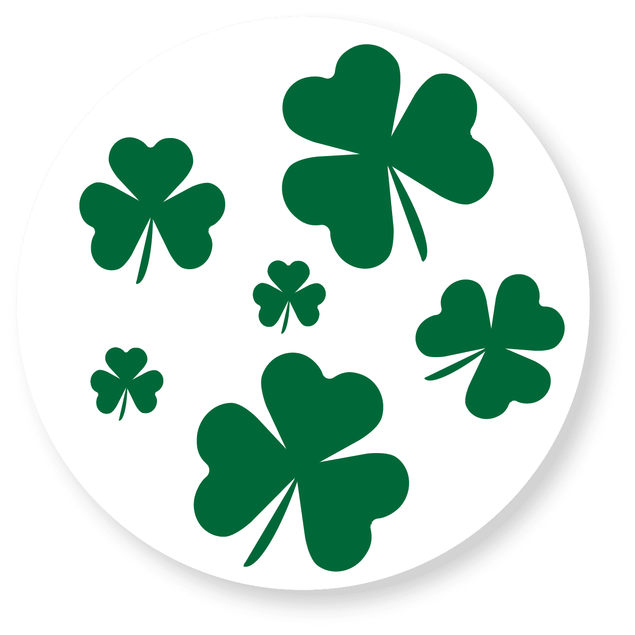 3/4" Permanent Shamrock Sticker Packs, 840/Labels, 20/Sheets - Walmart.com